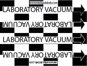Lab Vac Pipe Label - Environmental and Medical Gas Services